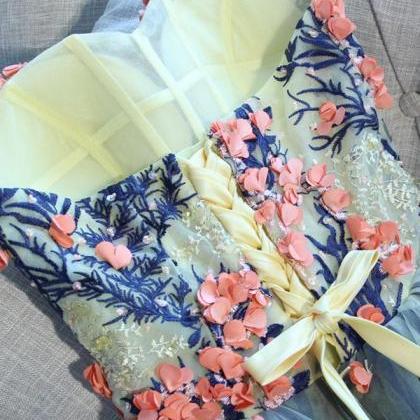 Charming Tulle A Line Sweetheart Neck Short Prom Dress,homecoming ...