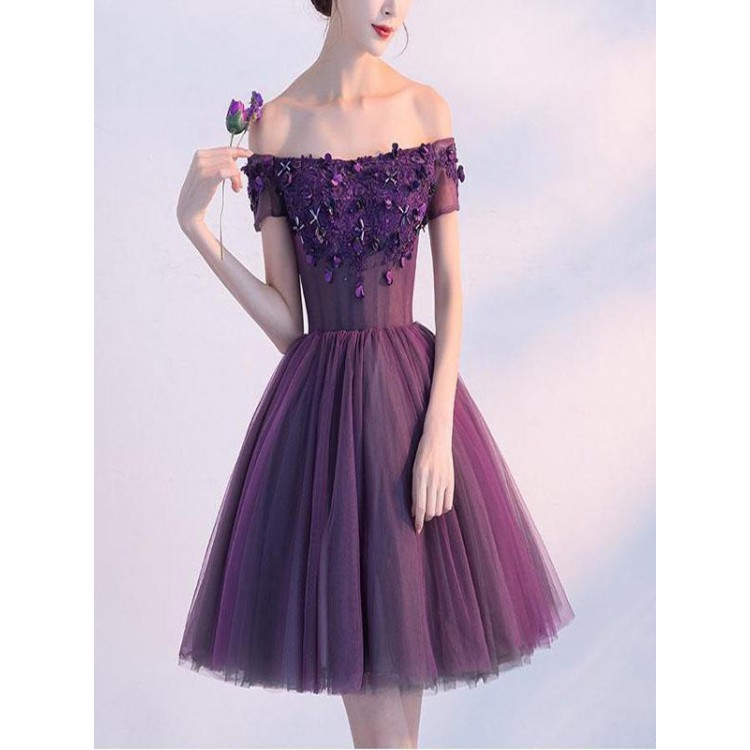 Purple Homecoming Dresses, Lace Homecoming Dresses on Luulla
