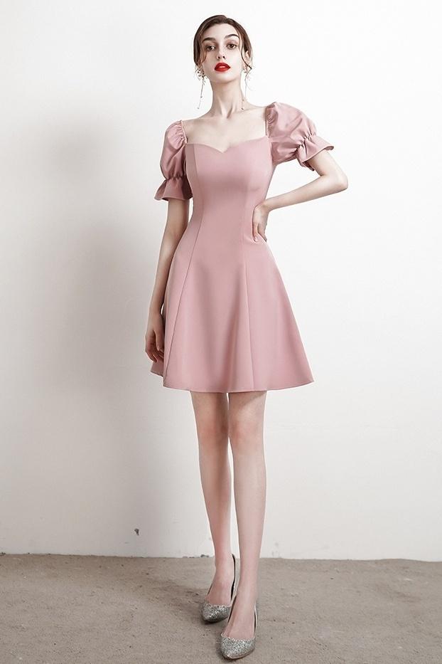 Soft Vintage Short Homecoming Dresses Simple Style Party Dresses on Luulla