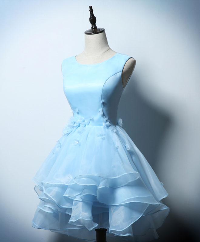 Cute Blue A Line Short Prom Dress,blue Evening Dress on Luulla